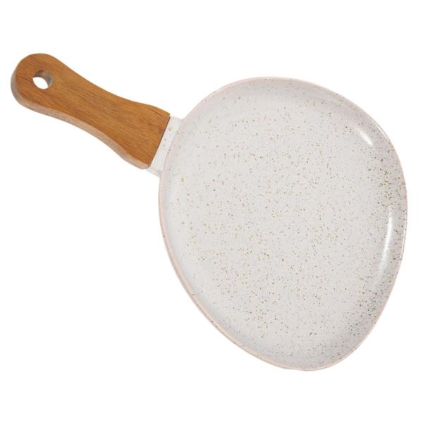 商品名:  Didiseaon Plate with handle fondue plates dosa pan seafood platter tray crepe spreader appetizer plate sushi plate...