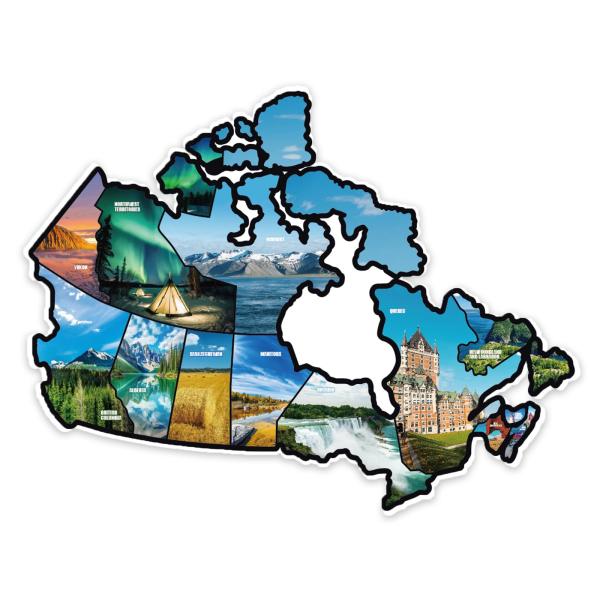 商品名:  JDDRY RV Decal and Sticker,Canada Travel Map Sticker,Vinyl Decals for Road Trips,Travel Accessories to Track Your ...