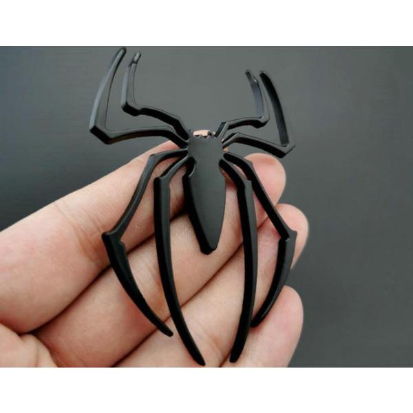 商品名:  2 Pcs 3D Spider Chrome Emblems Badges Sticker Car Decoration for Universal Car Vehicle, Truck, Motorcycle, RV, Sco...