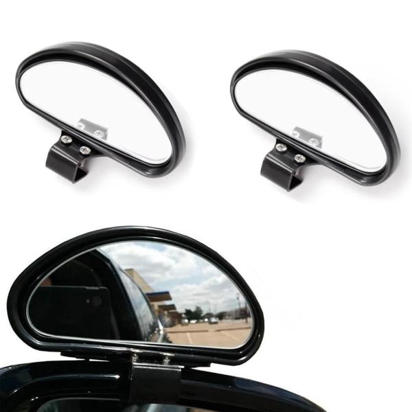 商品名: UGSHY 車用ブラインドスポットミラー ブラインドスポット凸面サイドアイミラー カー広角ミラー 車の補助ミラー ほとんどの車に対応 (ブラック) 2個パック UGSHY Pack-2 Car Blind Spot Mirrors...