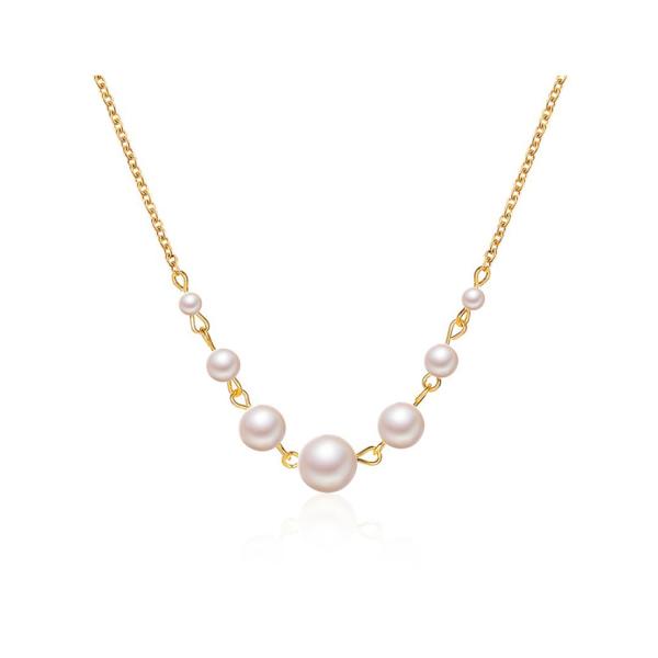 商品名: FUTIMELY パールチョーカーネックレス レディース ガールズ ハンドメイド 淡水パールネックレス 華奢 トレンディ シンプル ウェディング プロム ブライダル パールジュエリー, パール, 宝石なし FUTIMELY Pea...