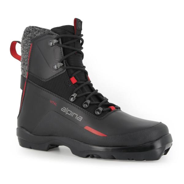 商品名: Alpina Discoverer Vital NNN-BC バックカントリー スキーブーツ - ブラック/レッド - 43 Alpina Discoverer Vital NNN-BC Backcountry Ski Boots...