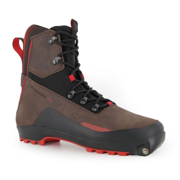 商品名:  Alpina Pioneer Pro Xplore Backcountry Ski Boots - Brown/Black/Red - 45ブランド: Alpina商品サイズ: 45商品番号: 色: Brown/Black/Re...