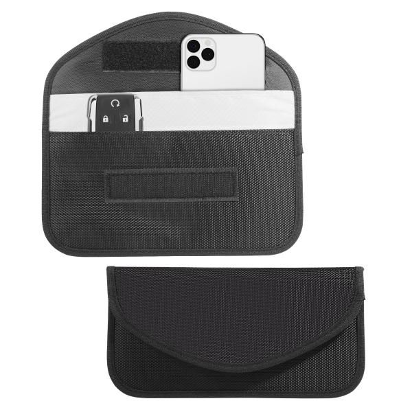 商品名:  RACOONA 2PCS Faraday Bags,RFID Signal Blocking GPS Anti-tracking Faraday Pouch Shielding Wallets,Car Accessories A...