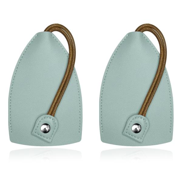 商品名: qboonpt カーキーケース 2個 PUレザー クリエイティブ プルアウト 大容量 カーキーホルダー かわいいキーフォブケース ホルダーフック付き (ブルー) qboonpt 2PCS Car Key Case, PU Leat...