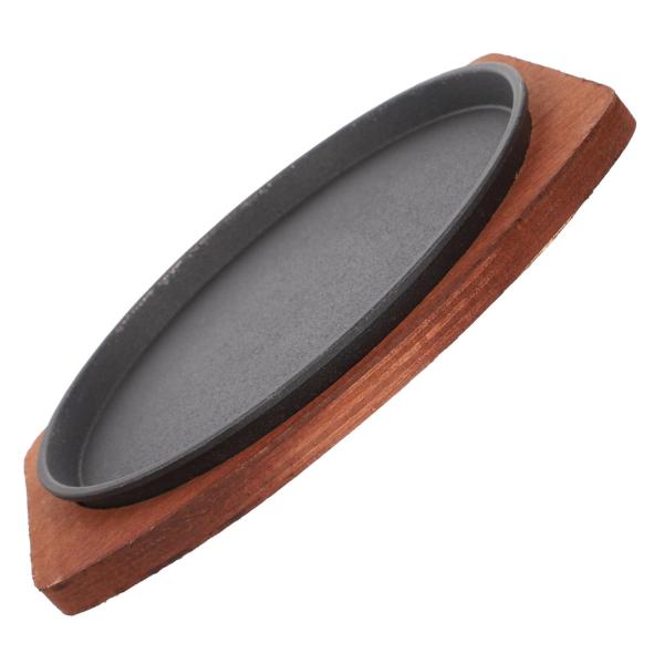 商品名:  KICHOUSE 1pc Bbq Grill Fajita Plate Steak Plates Grilling Plate Cast Iron Skillets Nonstick Grill Cast Iron Tray C...