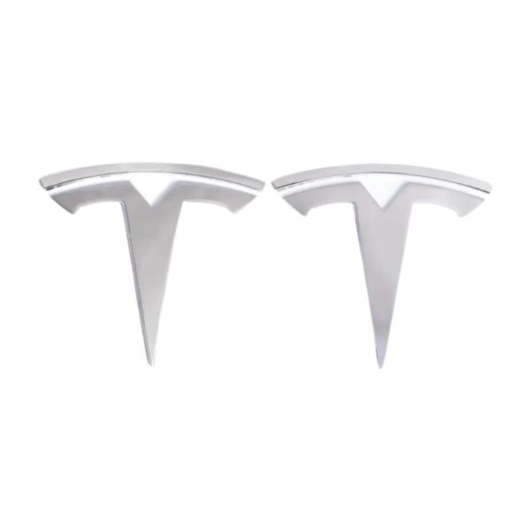商品名:  Model 3 Badge Emblem - Front Hood and Rear Trunk Replacement Logo for Tesla Model 3-3D Metal Emblem Set (2 Pieces,...