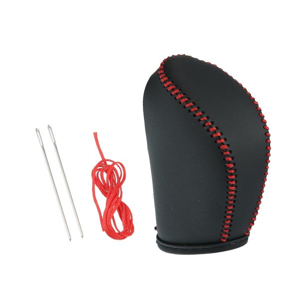 商品名:  Taimmach Car Gear Shift Knob Cover Faux Leather Automatic Transmission Boots Shifter Lever Sheath Black Red for Ni...