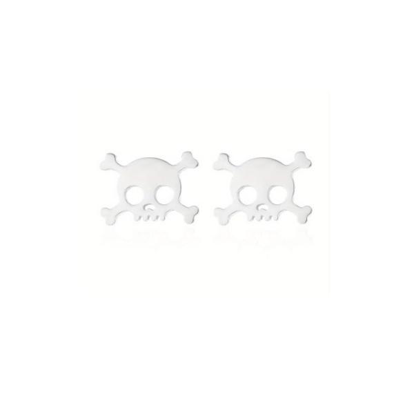 商品名:  Simple Skeleton Stud Earrings Stainless Steel Ear Jewelry For Men Women (Silver Color)ブランド: Generic商品サイズ: 14 mm重量:...