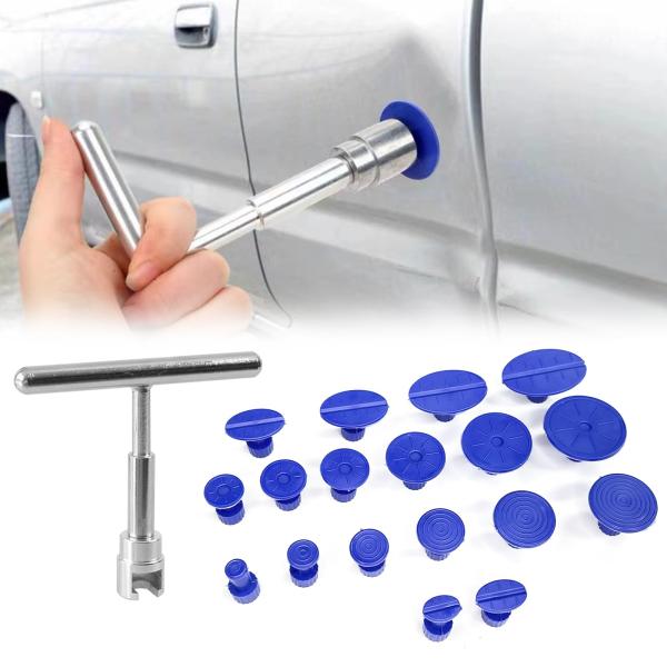 商品名:  tobenbone 18 Pcs Car Dent Puller, Paintless Dent Repair Tool, Car Accessories Car Body Dent Remover Kit with T Sli...
