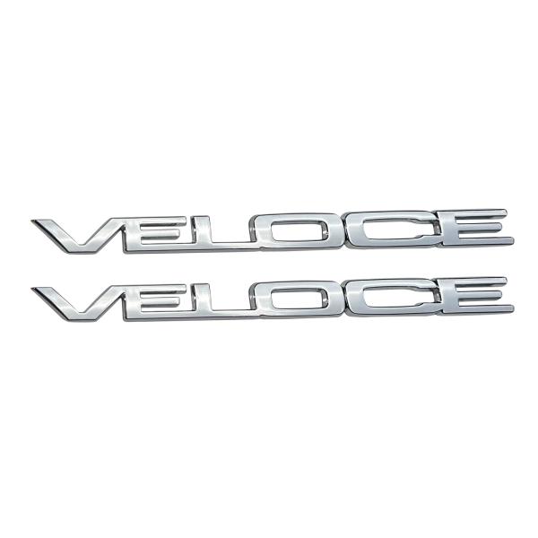商品名:  2pcs/Set Veloce Sports Body Side Letter Logo Badge Decal Sticker for Alfa Roneo Giulia Stelvio tonale Giulietta Ex...