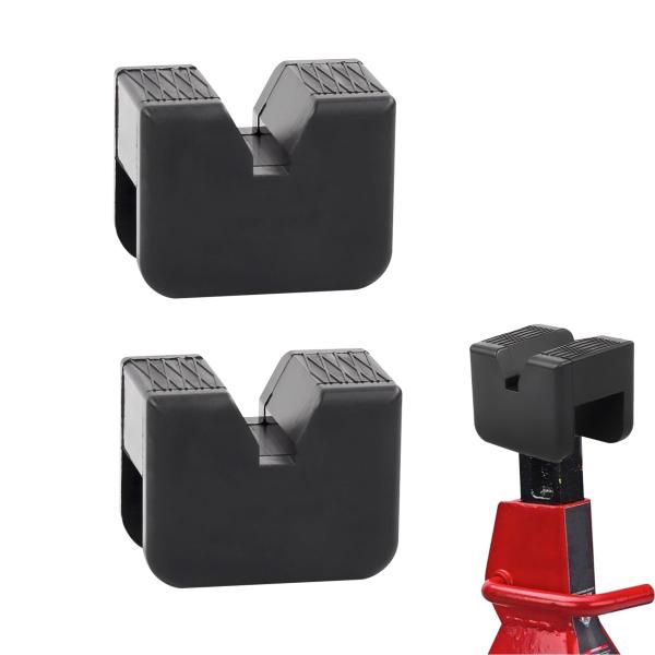 商品名: ジャッキパッド ジャッキスタンドパッド カージャックパッドアダプター ジャッキラバーパッドアダプター 2-3トン ユニバーサルラバースロットフレームレールピンチ溶接プロテクター スロット付きアダプター ジャッキスタンドとフロアジャ...