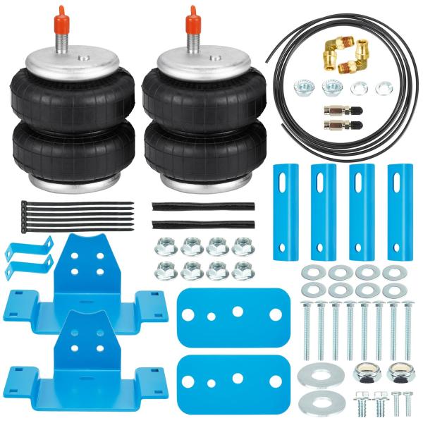 商品名: エアバッグ エアバッグ サスペンションキット 2007-2021 トヨタ タンドラ 2WD 4WD ブルー リアヘルパーバッグ スプリング 交換用 ファイヤーストーン ライド ライト 2445 W21-760-2445 W2176...