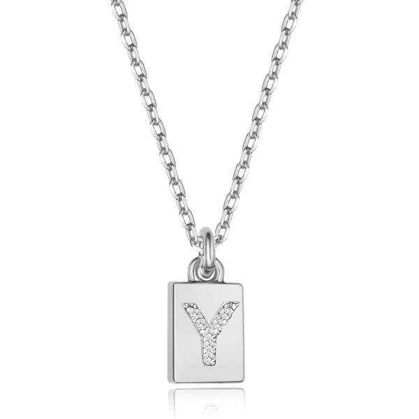商品名:  MUMREUES Silver Necklace for Women Initial Necklace for Girl Trendy Dainty Minimalist Simple Cute Personalized Tag...