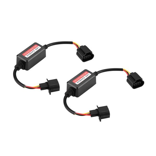 商品名:  BELOMI 2PCS Car H7/H1 LED Headlight Decoders Anti-Flicker Harness, Vehicle Bulbs Resistor Decoder Error Free Conve...