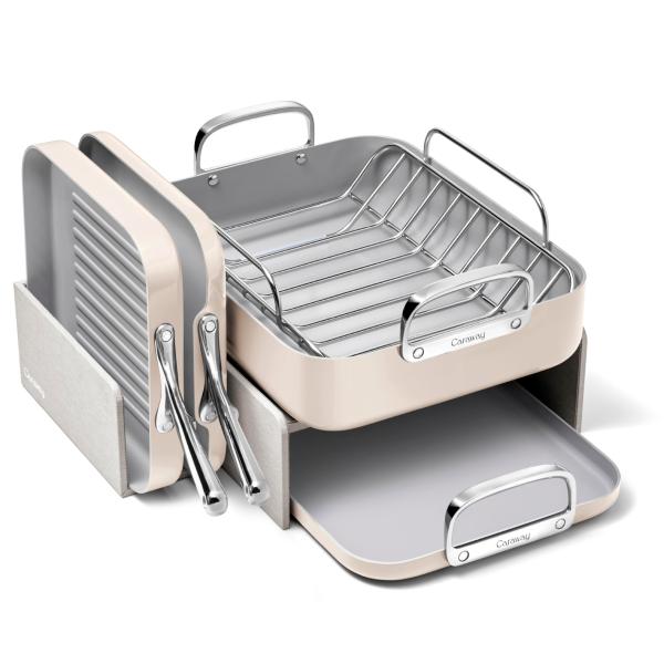 商品名:  Caraway Squareware Set - Square Pans Set - Perfect for Griddling, Toasting, Searing, Roasting, and More - Non-Stic...