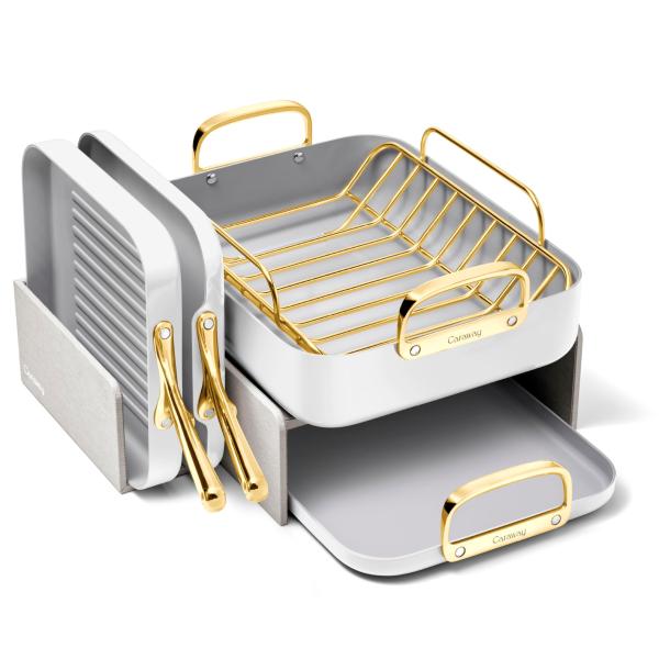 商品名:  Caraway Squareware Set - Square Pans Set - Perfect for Griddling, Toasting, Searing, Roasting, and More - Non-Stic...