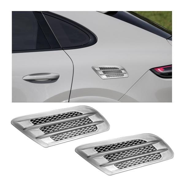 商品名:  Dickno 2 PCS Car Side Mesh Vent Air Flow Fender Sticker, ABS Auto Air Flow Bumper Side Vent Decal, Universal Air F...