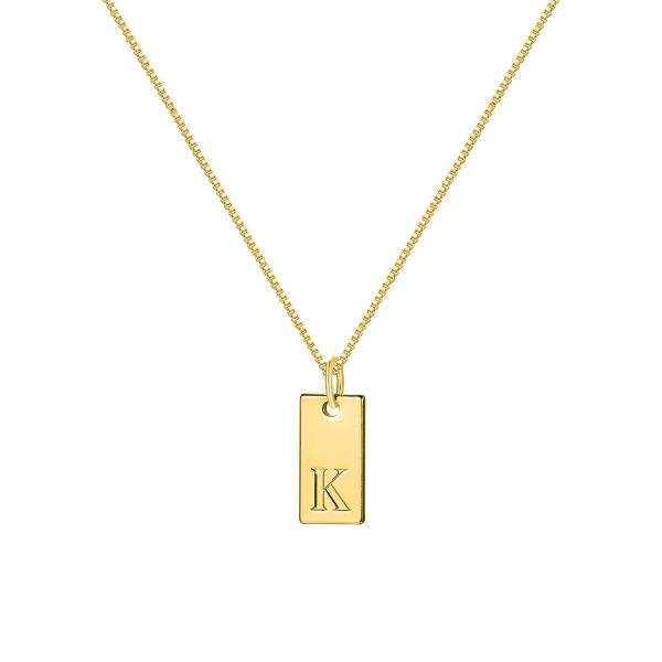 商品名: Hongyigoy イニシャルネックレス レディース 14Kゴールドメッキ レターネックレス 上品な名前ネックレス パーソナライズ A-Z イニシャルタグ ペンダント チョーカー ネックレス シンプル キュート ジュエリー ギフト...
