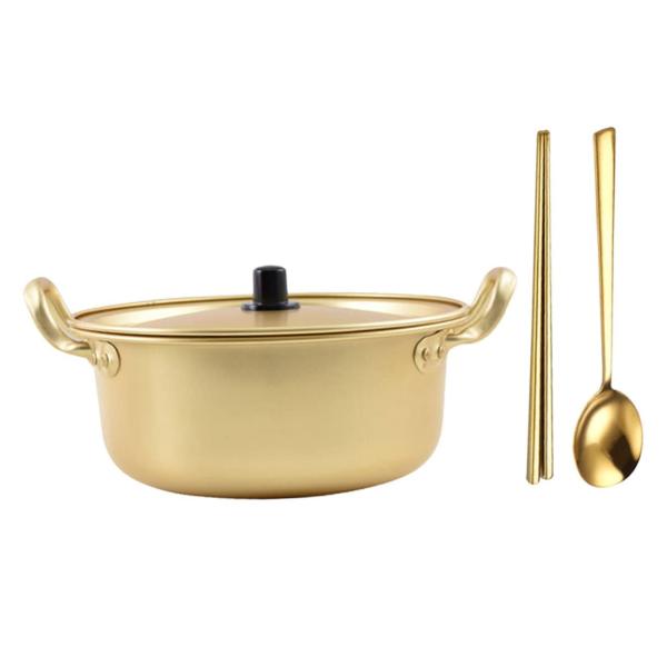 商品名:  HAKIDZEL 1 Set Instant Noodle Pot Spaghetti Pot Ramen Cooking Pot Small Soup Pan Ramen Cookware Metal Stockpot Ram...