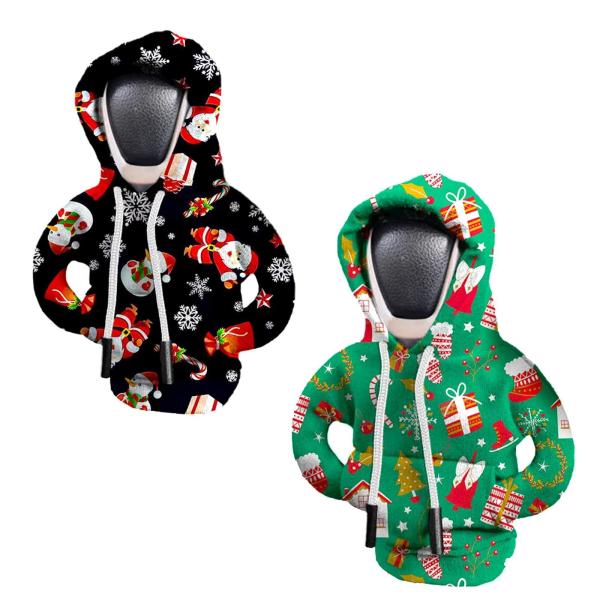 商品名:  2PCS Gear Shifter Hoodie Car Shift Cover Sweatshirt Christmas Decorations Universal Shift Knob Cover 4.7 Inch Nove...