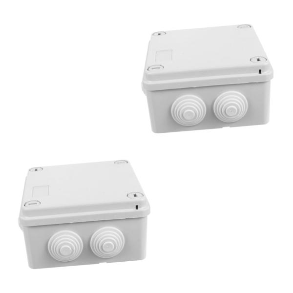 商品名:  Hemobllo 2pcs Box Wire Box Weatherproof Connection Box Outdoor Electrical Enclosure Electrical Boxes Plastic Junct...