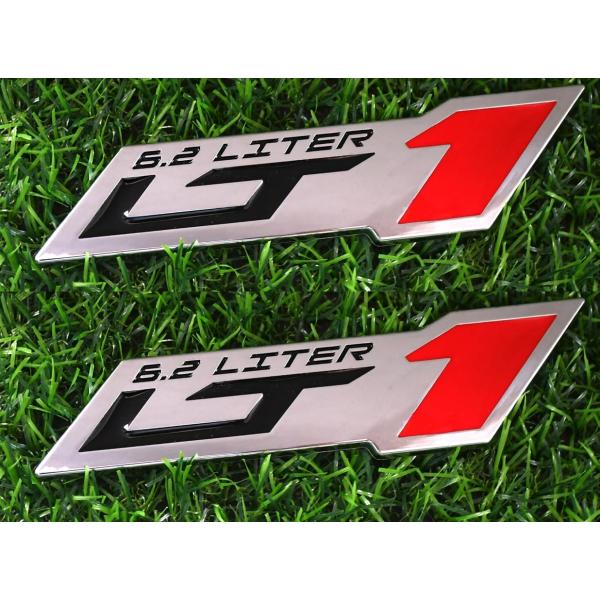 商品名:  2pcs LT 1 6.2 Liter ZR1 Emblem Engine Hood Badge Decal Replacement for C4 C7 (Chrome)ブランド: Algasan高さ: 0.0508cm横幅: ...