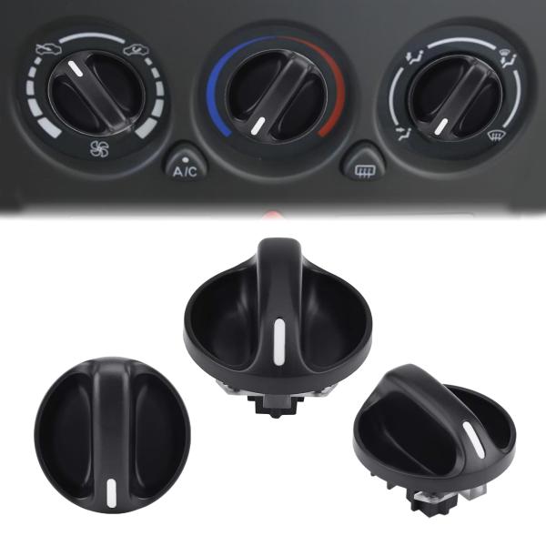 商品名:  3PC A/C Control Knobs, Car AC Switch, Temperature Control Switch, Heater Control Knob, Air Conditioner Climate Con...