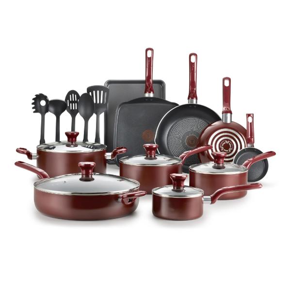 商品名:  Easy Care Nonstick Cookware, 20 Piece Set, Red, Dishwasher Safeブランド: Generic商品サイズ: Different size商品番号: 20pc色: Rec素...