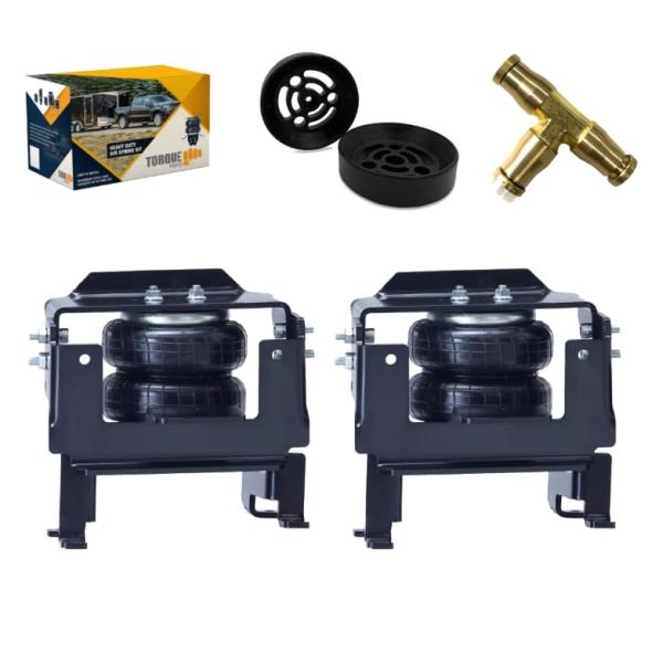 商品名:  Cradle and 7,500 lbs Air Spring Bag Suspension Kit for 2015-2023 Ford F150 [up to 7,500 lbs. of Load Leveling Capa...