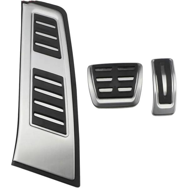 商品名: 車のアクセルペダル アウディ A6 オールロード C8 アバント A7 2019-2021 車のノンスリップブレーキフットペダル、ペダルカバーセット TIWABI Car Accelerator Pedal for Audi A6...