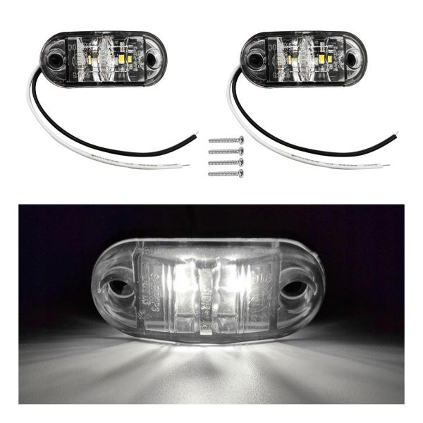 商品名:  Dickno 2 PCS LED Trailer Light, 2.6 Inch Led Diodes Clearance Lights, Waterproof Front Rear Side Marker Indicators...