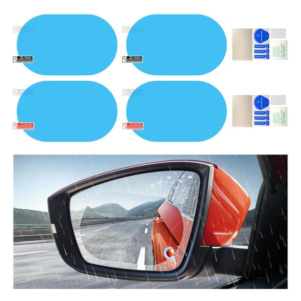 商品名:  Sylvil 4 PCS Car Rearview Mirror Waterproof Film, Rainproof Anti Fog Auto Side Window Protective Sticker for Safe ...