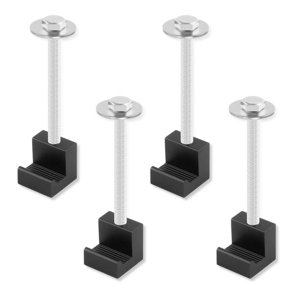 商品名:  4PCS Truck Tool Box Mounting Kit,Aluminum Alloy Tool Box Mount J Hook Crossover Tie Downs,Universal Truck Accessor...