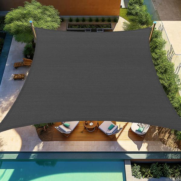 商品名:  Shade&amp;Beyond 10'x15' Sun Shade Sail Canopy Rectangle, UV Block Curved Sunshade for Backyard Yard Deck Outdoor ...