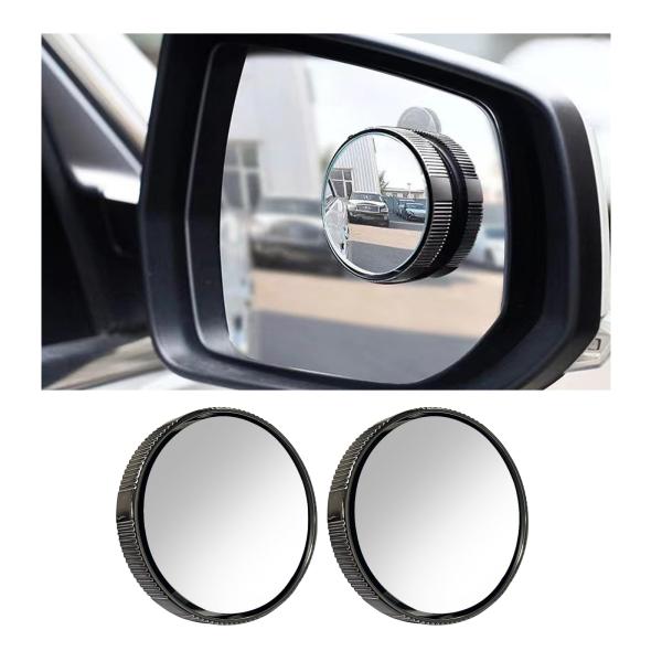 商品名:  Sylvil 2 PCS Car Blind Spot Side Mirror, 2 Inch Reusable Round HD Blind Spot Mirror with Sucker, Universal 360° Wi...
