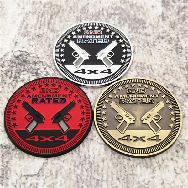 商品名:  1PC New Custom 2ND Amendment Rated 4x4 Round Sticker Decal for Car Truck Fender Door Bumper Rear Trunk Metal Emble...