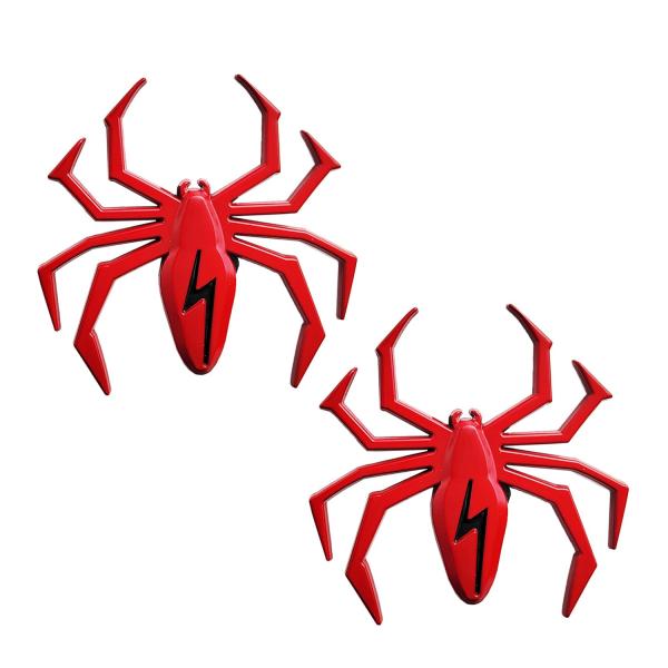 商品名:  OnlyYou.X Spider Emblem Spider Lightning Badge Spider Decal Spider Lightning Sticker for Universal Pickup and Car ...