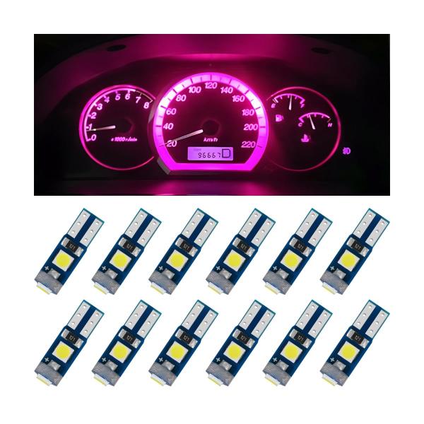 商品名:  Osilly 12PCS 12V Car T5 LED Bulbs, 6000K Auto Interior Bulb Error Free, Vehicle Dashboard Instrument Panel Gauge C...