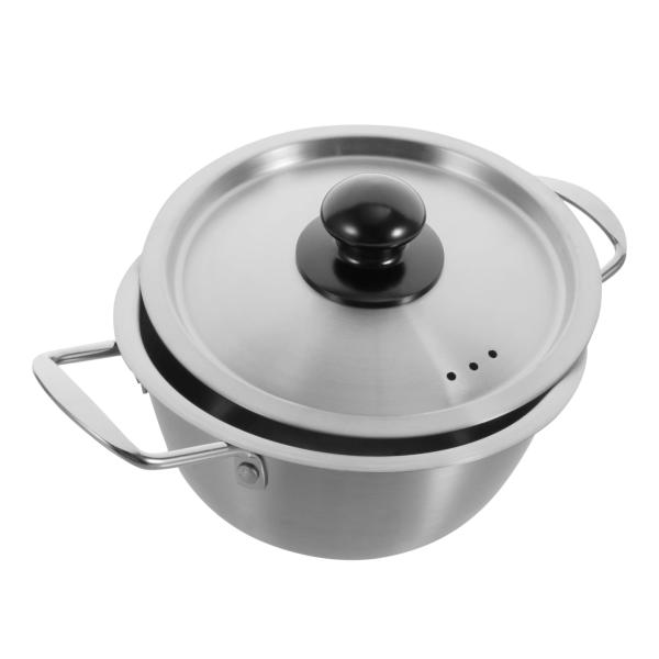 商品名:  Zerodeko 1 Set Stainless Steel Instant Noodle Pot Ramen Stainless Steel Cookware Gold Stockpot Chocolate Milk Inst...