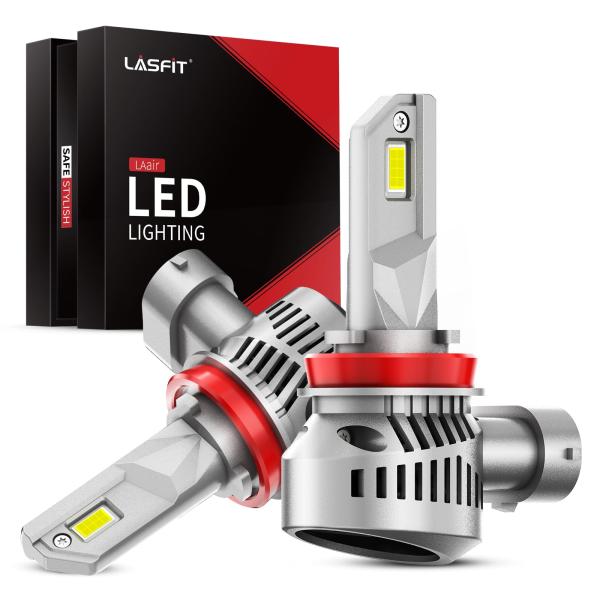 商品名:  LASFIT H11 LED Bulbs - 10000LM 600% Brightness H16/H8/H9 LED Bulbs, Fit Off-Center Housing, H8 LED Fog Light Bulbs...