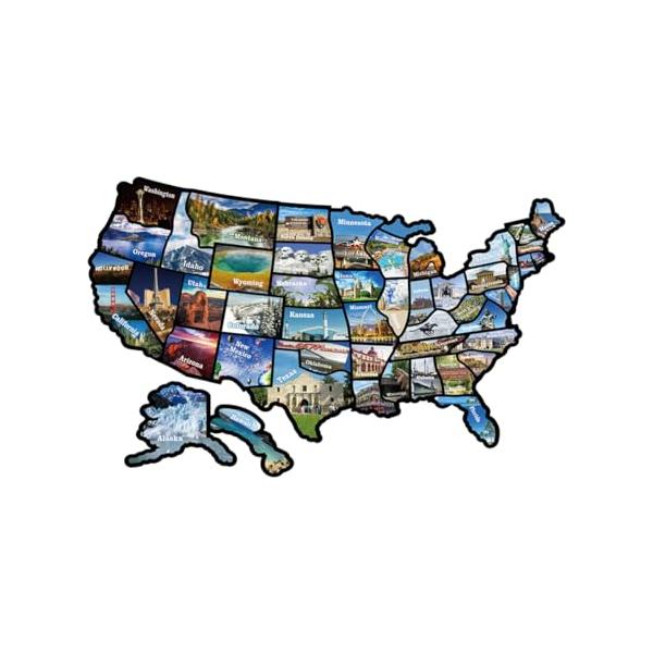 商品名:  BELOMI RV State Sticker Map, 11 x 17" USA Automotive Road Trip Travel Trailer Camper Bumper Decals for Window Door...