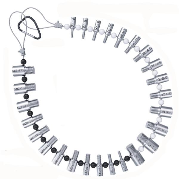 商品名:  Nut and Bolt Thread Checker Inch &amp; Metric, 26 Male/Female Bolt Size and Thread Gauge, Bolt Thread Identifier 1...