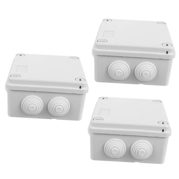 商品名:  Veemoon 3pcs Box Junction Box Water Proof Outdoor Supply Electrical Box Outdoor Plug Electrical Cables Protective ...
