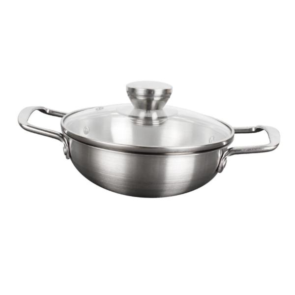 商品名:  VOSAREA Stainless Steel Noodle Pot Korean Soup Cooking Pot Big Pots for Cooking Slow Cooker Korean Cooking Noodles...