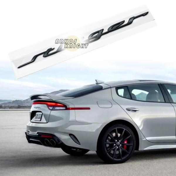 商品名:  ARKOSKNIGHT GT Stlnger Lettering Badge,Rear Trunk Stlnger Nameplate Emblem Compatible with Stlnger(MatteBlack)ブランド...