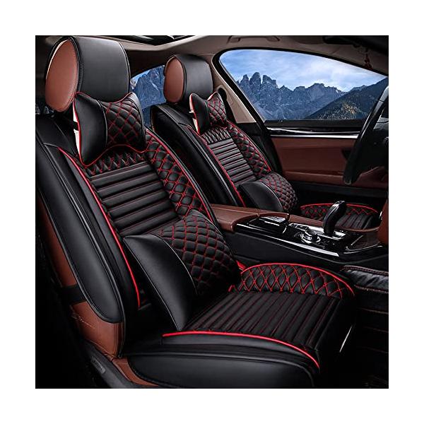 商品名:  Car Seat Cover Compatible with BMW Car Models, Luxury Leather 5-seat Protective Covers Breathable and Comfortable ...