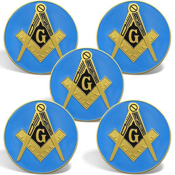 商品名:  Masonic Car Emblem 3 inches Freemason Car Decals Square and Compasses Auto Truck Motorcycle Decal Masonic Accessor...