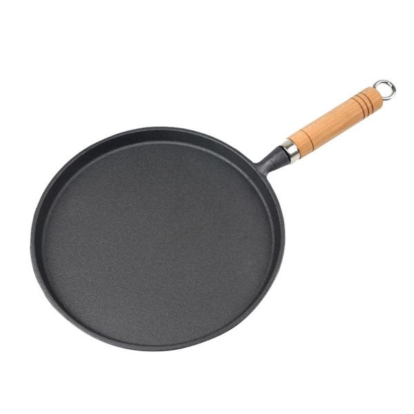 商品名:  TEIDEA Cooking Set Uncoated Cast Iron Flat Bottom Frying Pan for Household Use; Pancake Pancake Pancake Pan; Gridd...