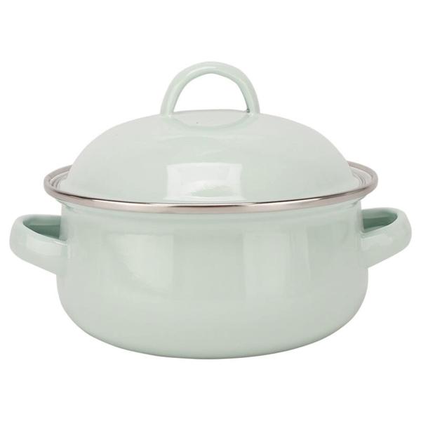 商品名:  TEIDEA Cooking Set Green Enamel Casserole Instant Noodles Bowl Dormitory Small Induction Cooker Soup Cooking Pot H...